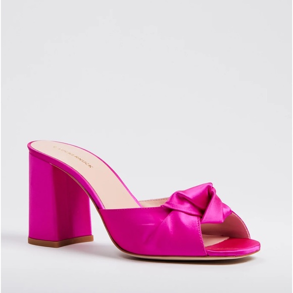 Tuckernuck | Shoes | Tuckernuck Shoespink Satin Blake Heels | Poshmark